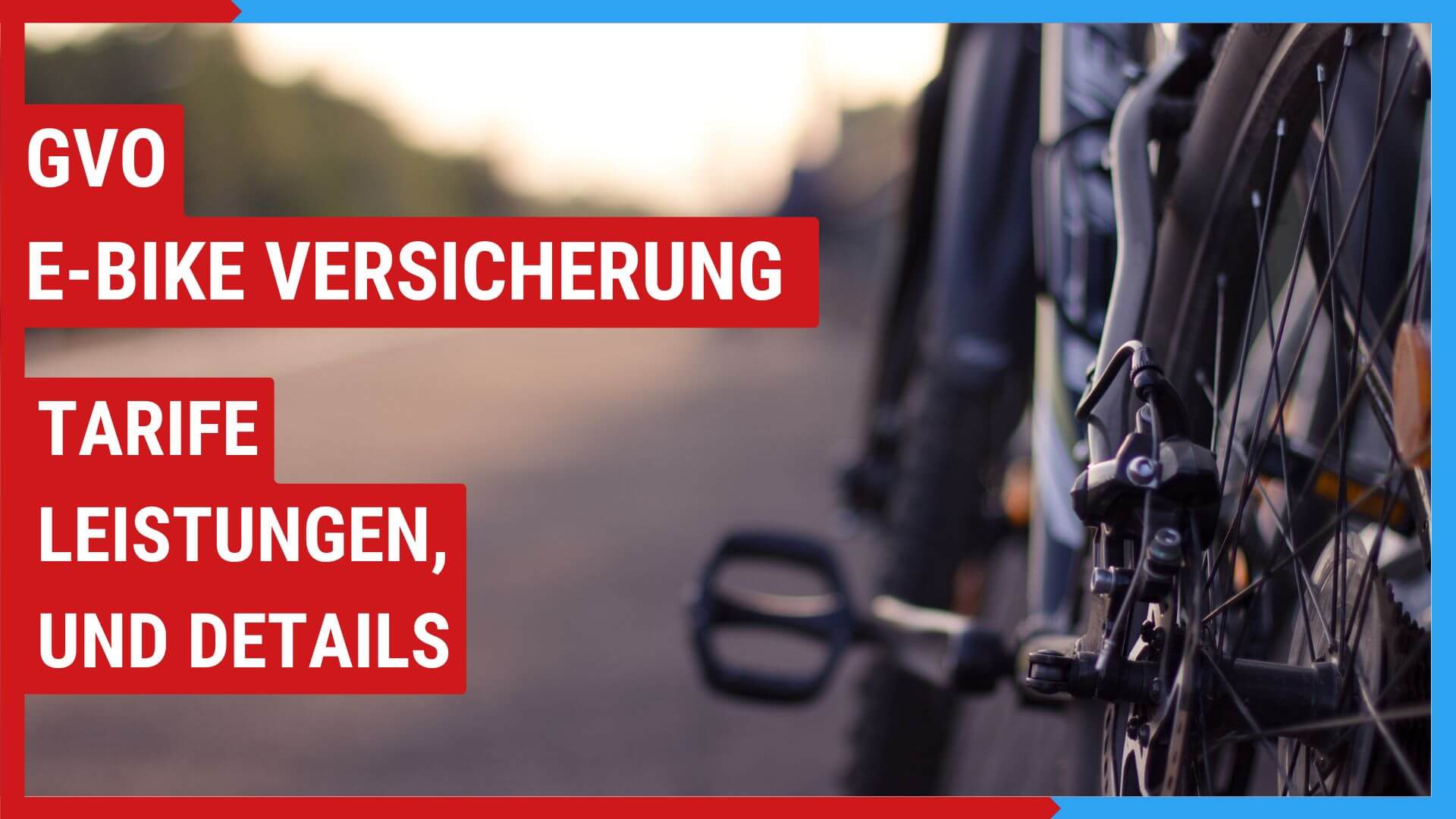 GVO Versicherung Fahrrad Und E-Bike - Versicherungsvergleich